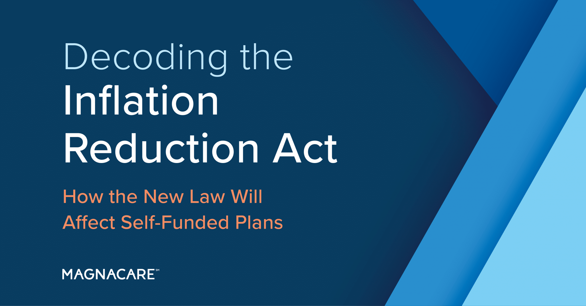 Decoding the Inflation Reduction Act: How the New Law Will Affect Self-Funded Plans - MagnaCare